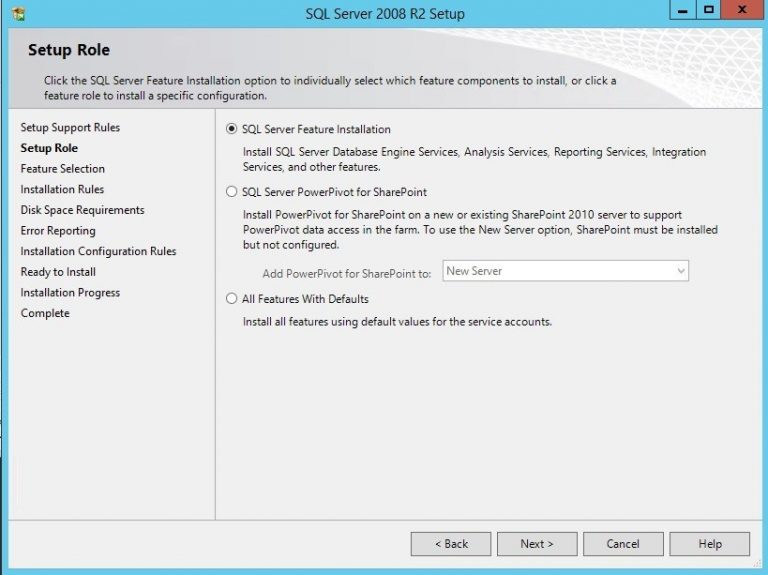 آموزش نصب SQL SERVER 2008 R2 - سپیدار سیستم
