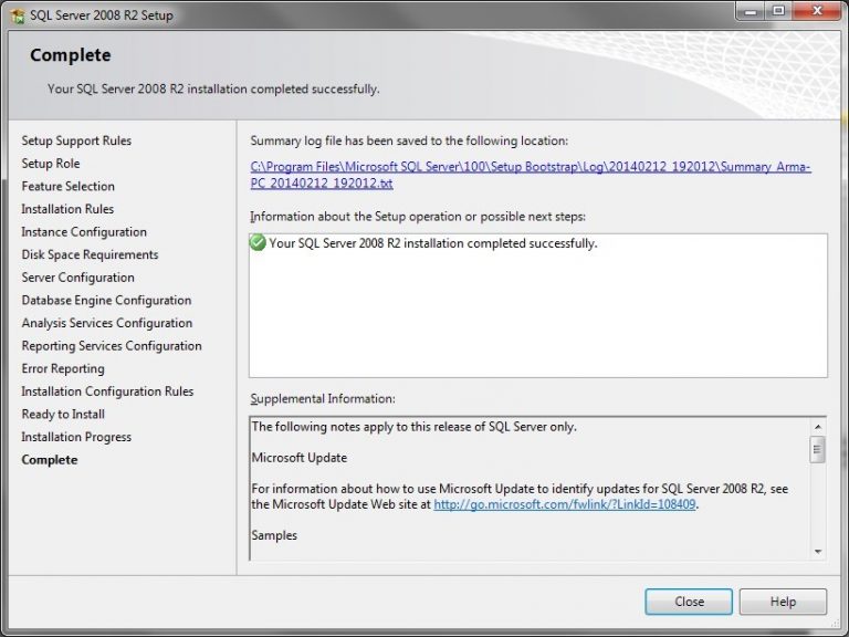 آموزش نصب SQL SERVER 2008 R2 - سپیدار سیستم